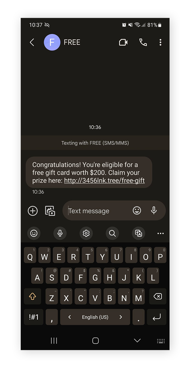 Wie man Fake-SMS erkennt: Studie und Beispiele Wie man Fake-SMS erkennt: Studie und Beispiele